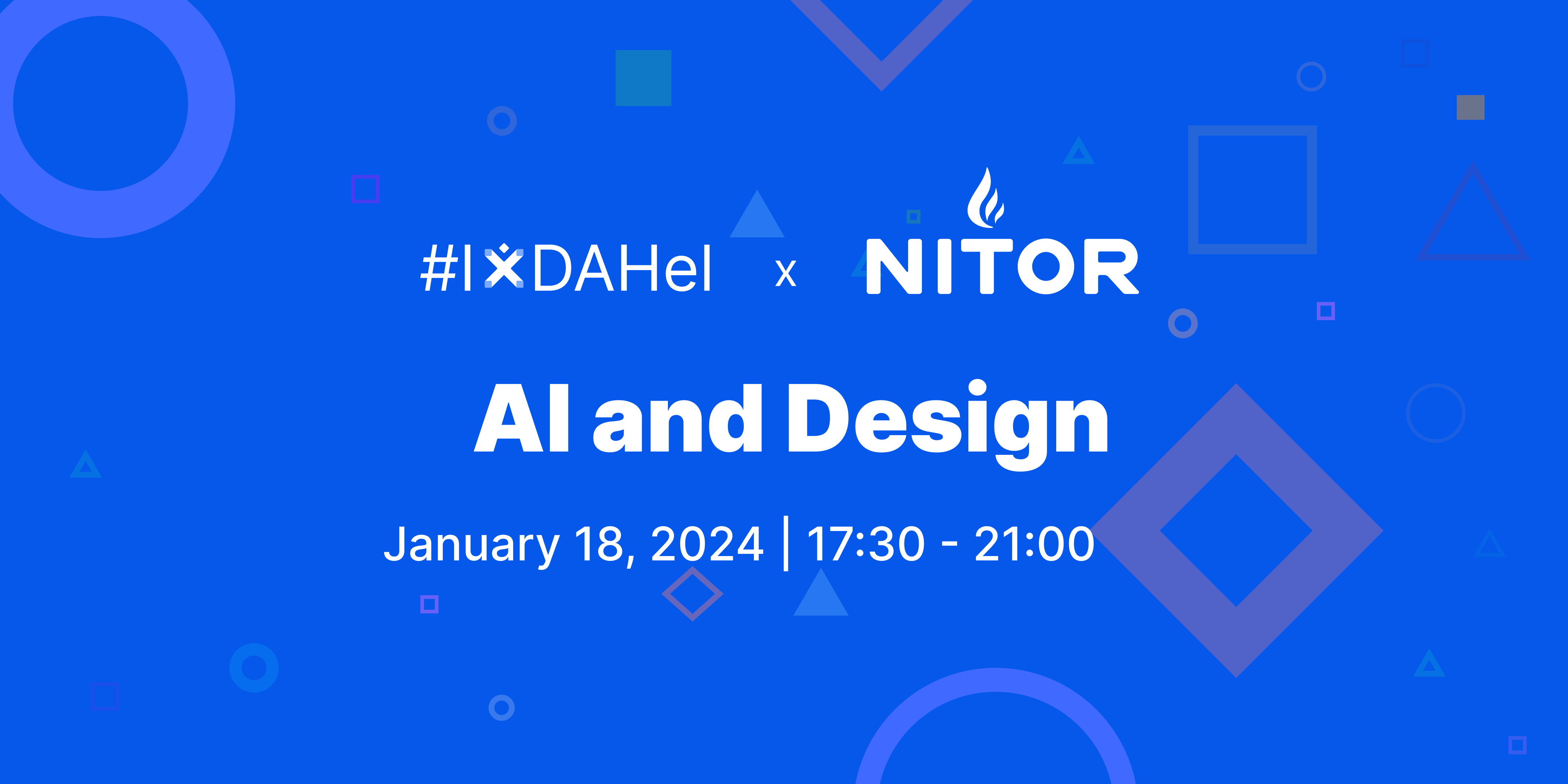 IxDA Helsinki x Nitor: AI and Design