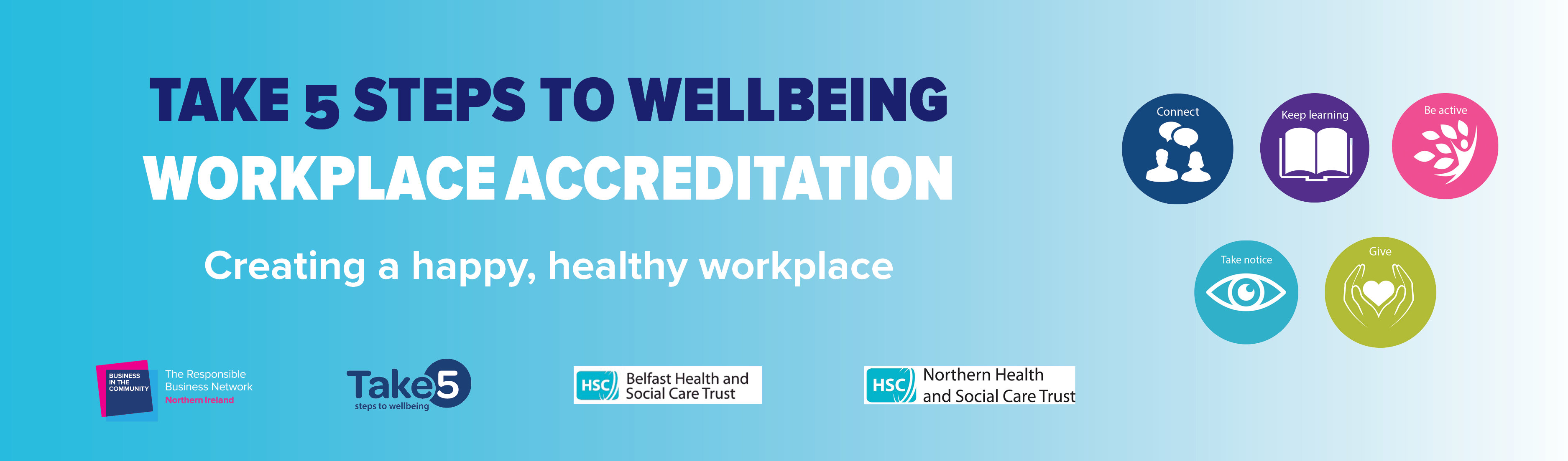 Take 5 Steps to Wellbeing | Workplace Accreditation
