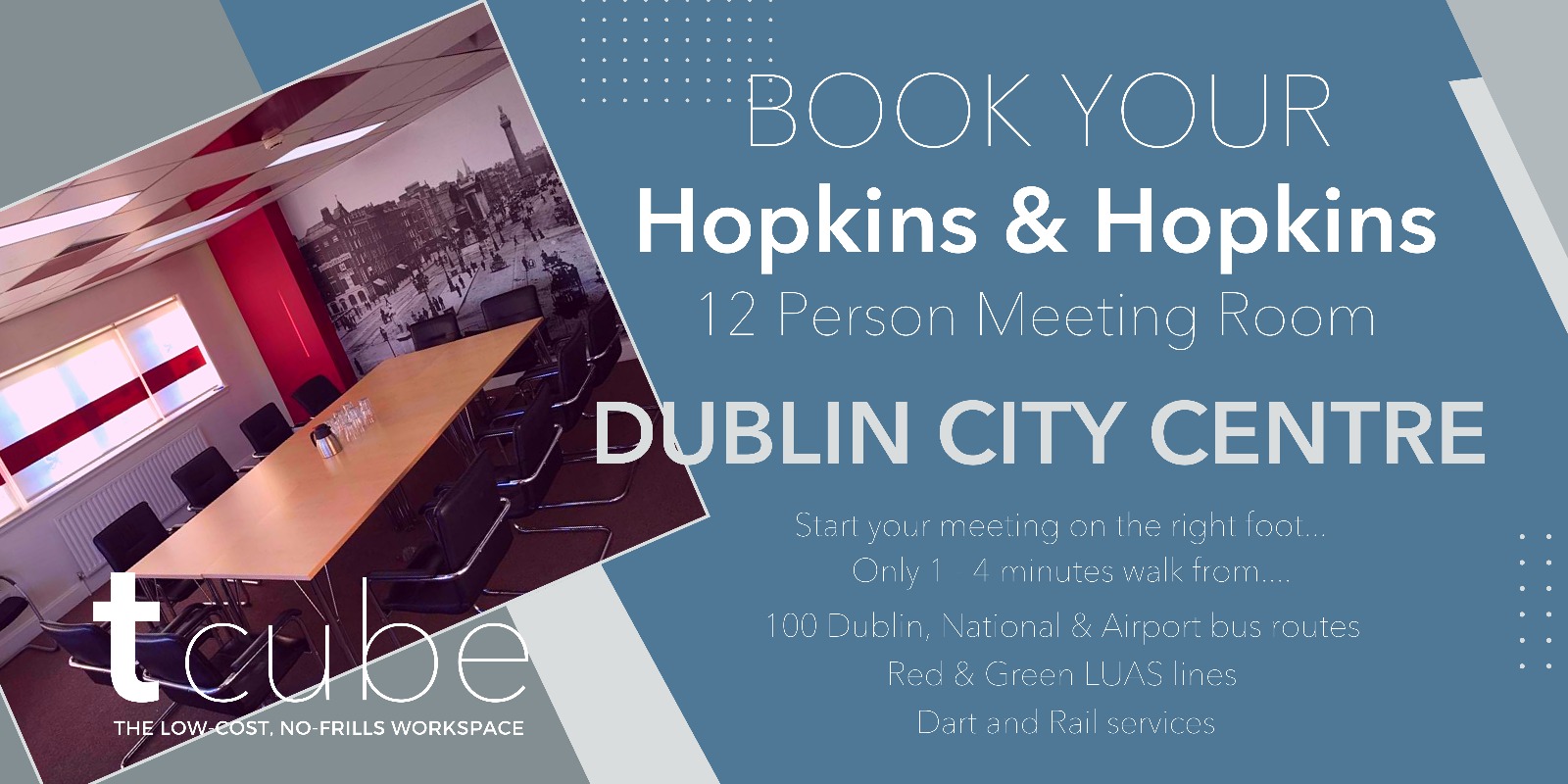 Dublin City Meeting Room - FRIDAY